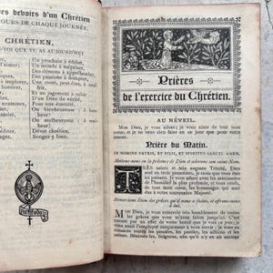 Antique Catholic Roman Parishioner in French and Latin paroissien ...