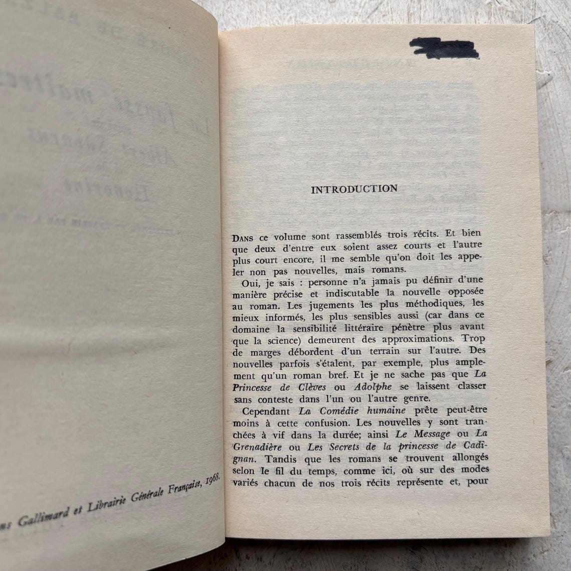 Vintage Book in French, "honorine" Classic Novel by Honoré De Balzac ...