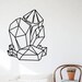 Geometric Buck Stag Deer Head Minimal Wall Art Decal Interior Design ...