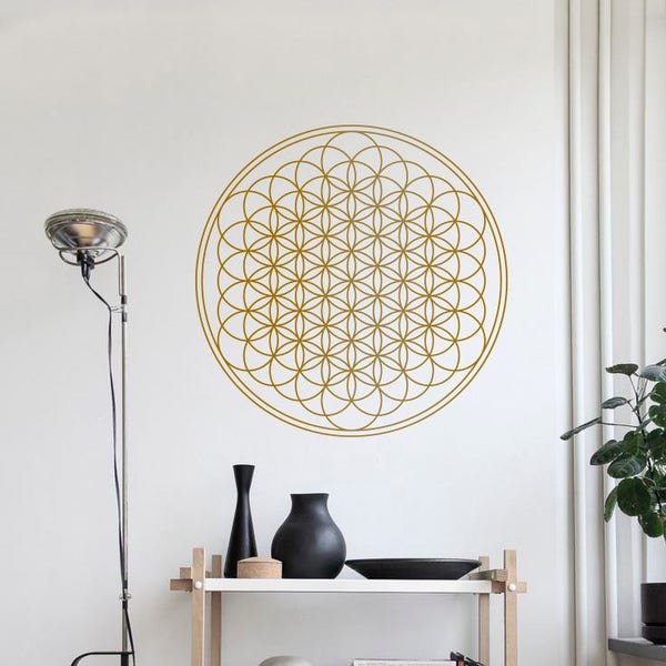 Sacred Geometry Sticker - Etsy