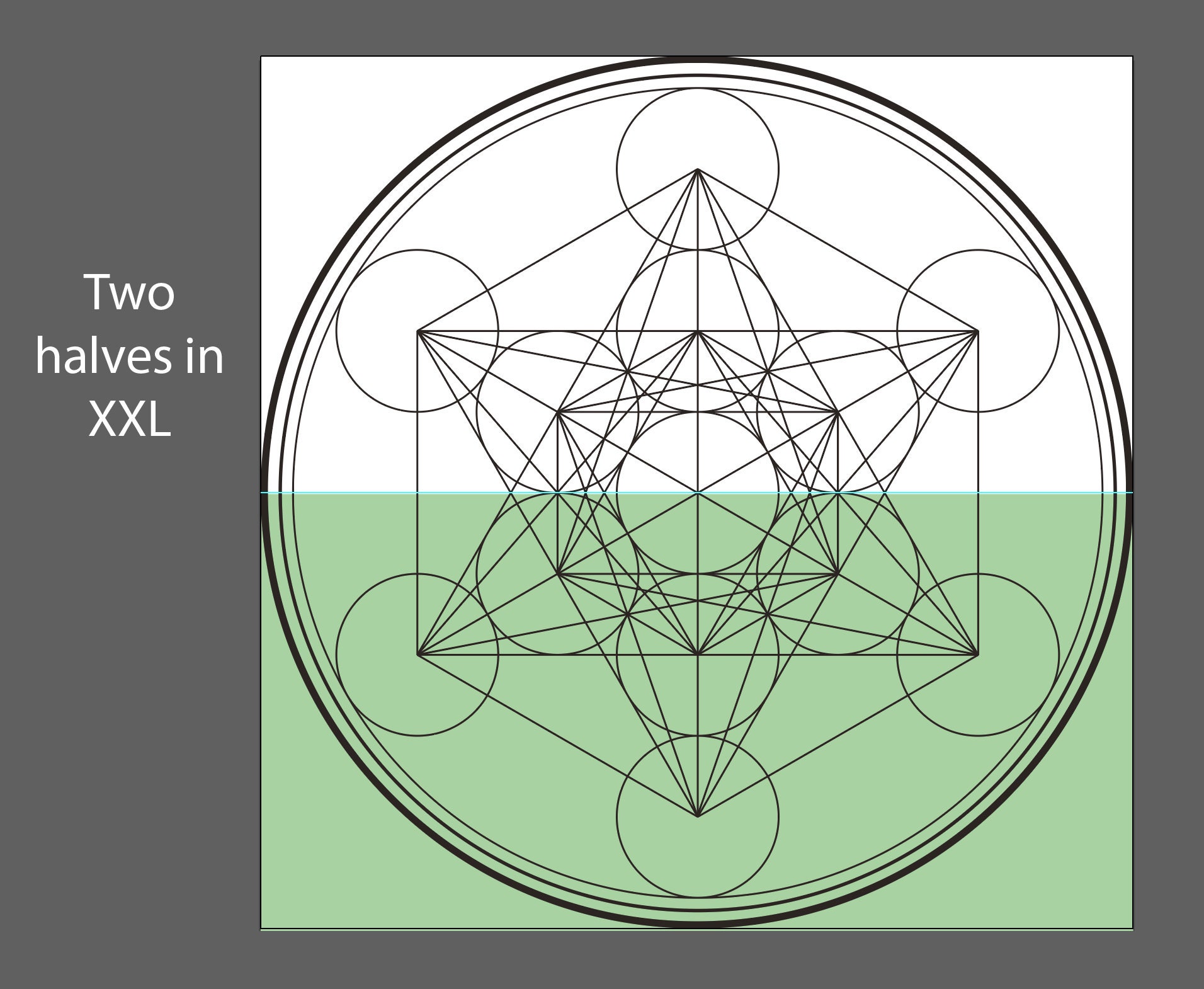 SACRED GEOMETRY Metatron's Cube Alchemy Geometric Wall - Etsy