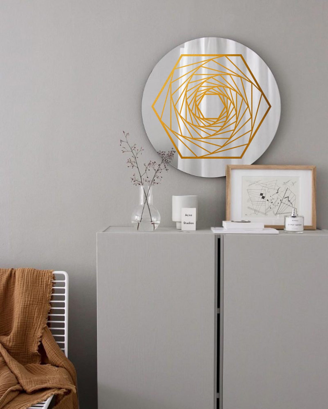 SACRED GEOMETRY Hexagon Spiral Mathematic Alchemy Geometric - Etsy