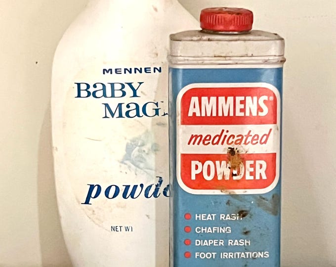 Vintage C1960s Lot, Mennen Baby Magic Powder & Grove Laboratories ...