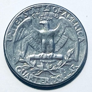 1965 No Mint Mark Washington Quarter Coin US, Collectible United States ...