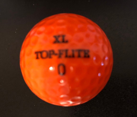 Vintage C1980s Golf Balls, Sleeve 3 Balls, Spalding TOPFLITE Vintage C1980s Golf Balls, Sleeve 3 Balls, Spalding TOPFLITE