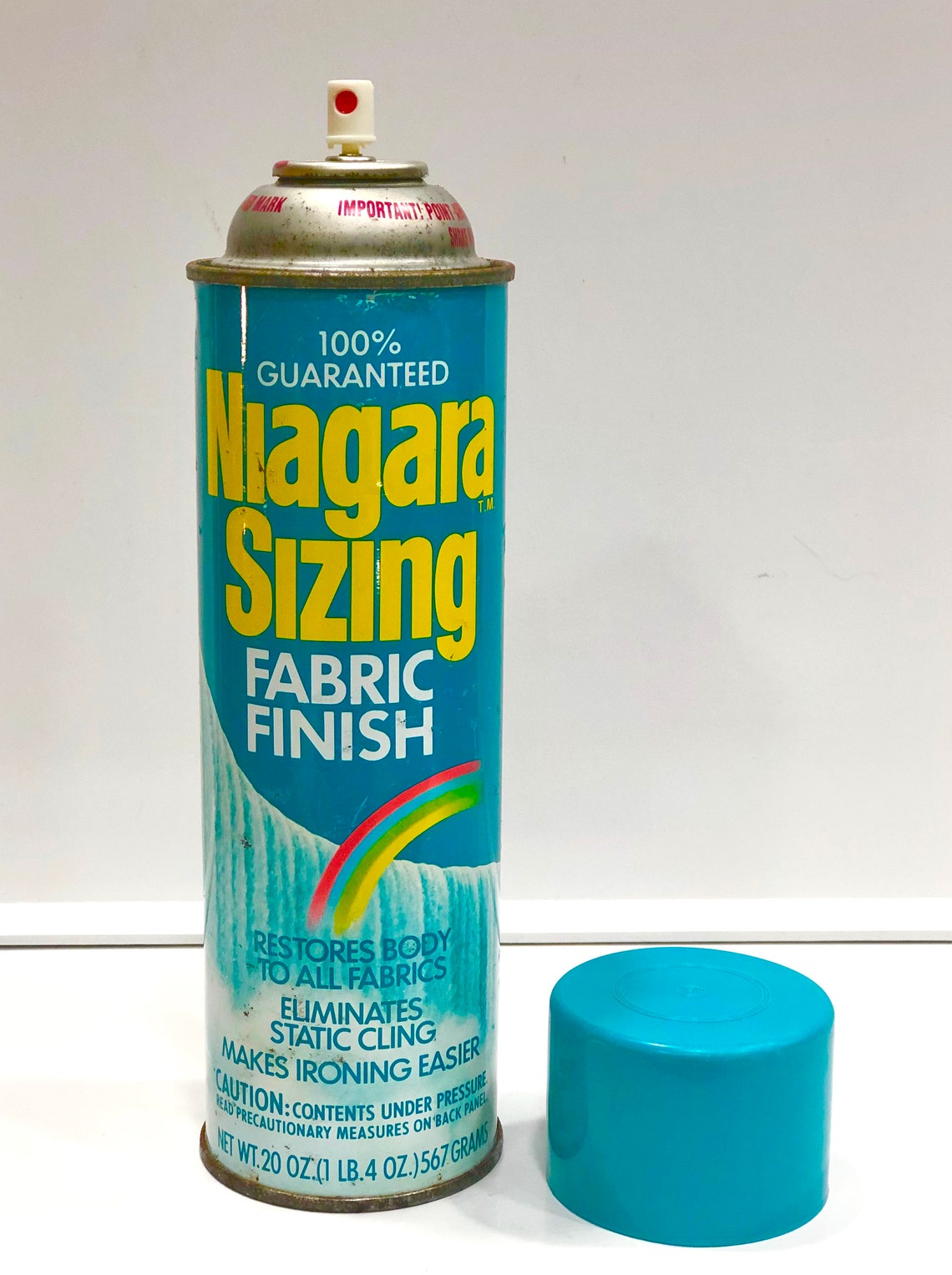 Vintage 1980s Niagara Sizing Fabric Finish 20 Oz. Can Vintage | Etsy