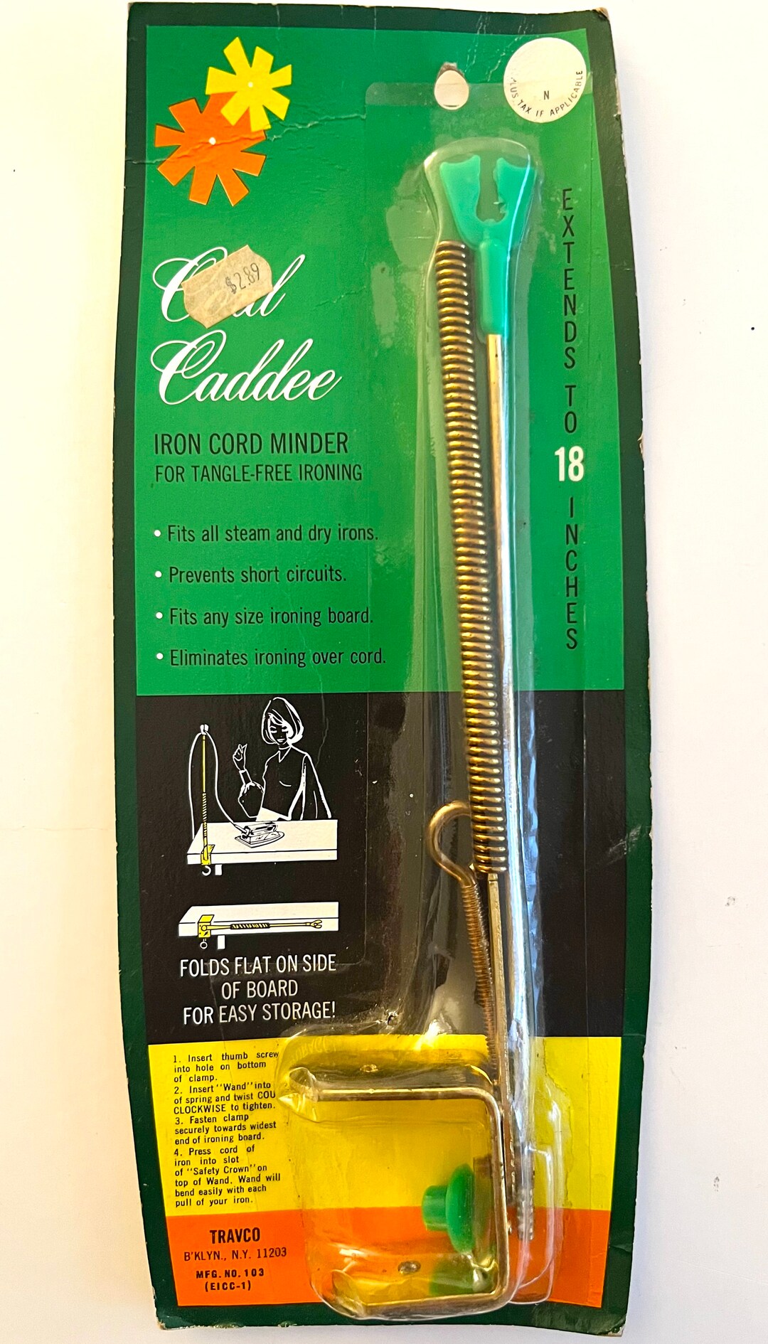 Vintage C1960s Travco Cool Caddee Caddy Iron Cord Minder in - Etsy