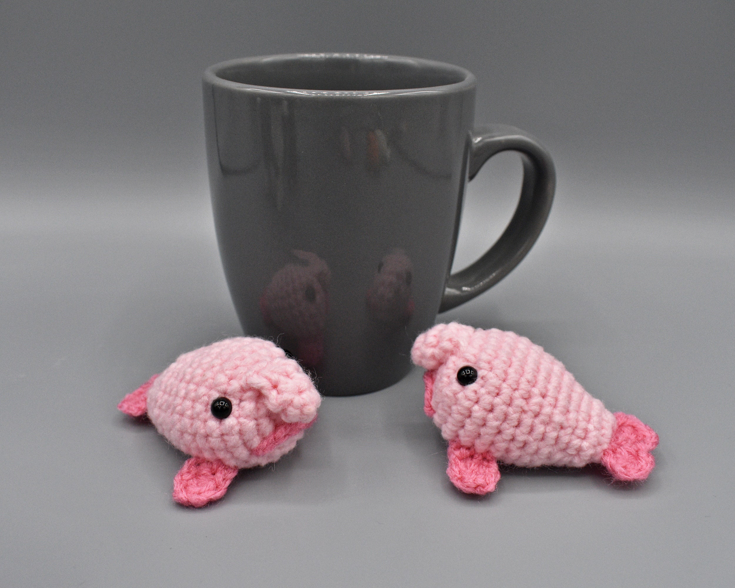 Mini Blobfish Plush (Made-to-Order) — Kendra's Crafty Crafts