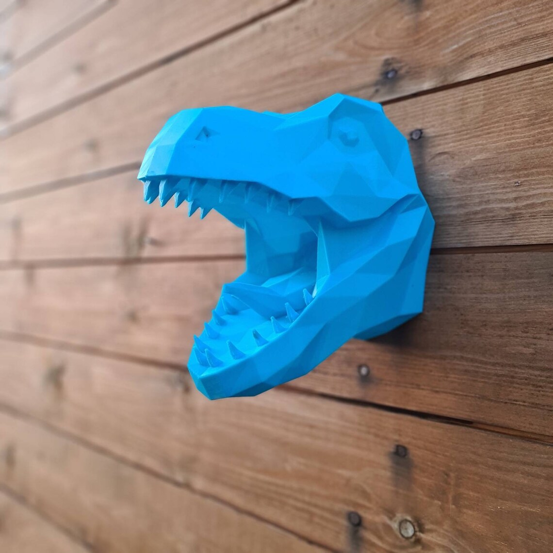 Tyrannosaurus Rex Geometric Art T-rex Dinosaur Wall - Etsy