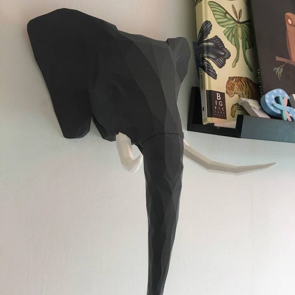 3d Printed White Elephant - Etsy