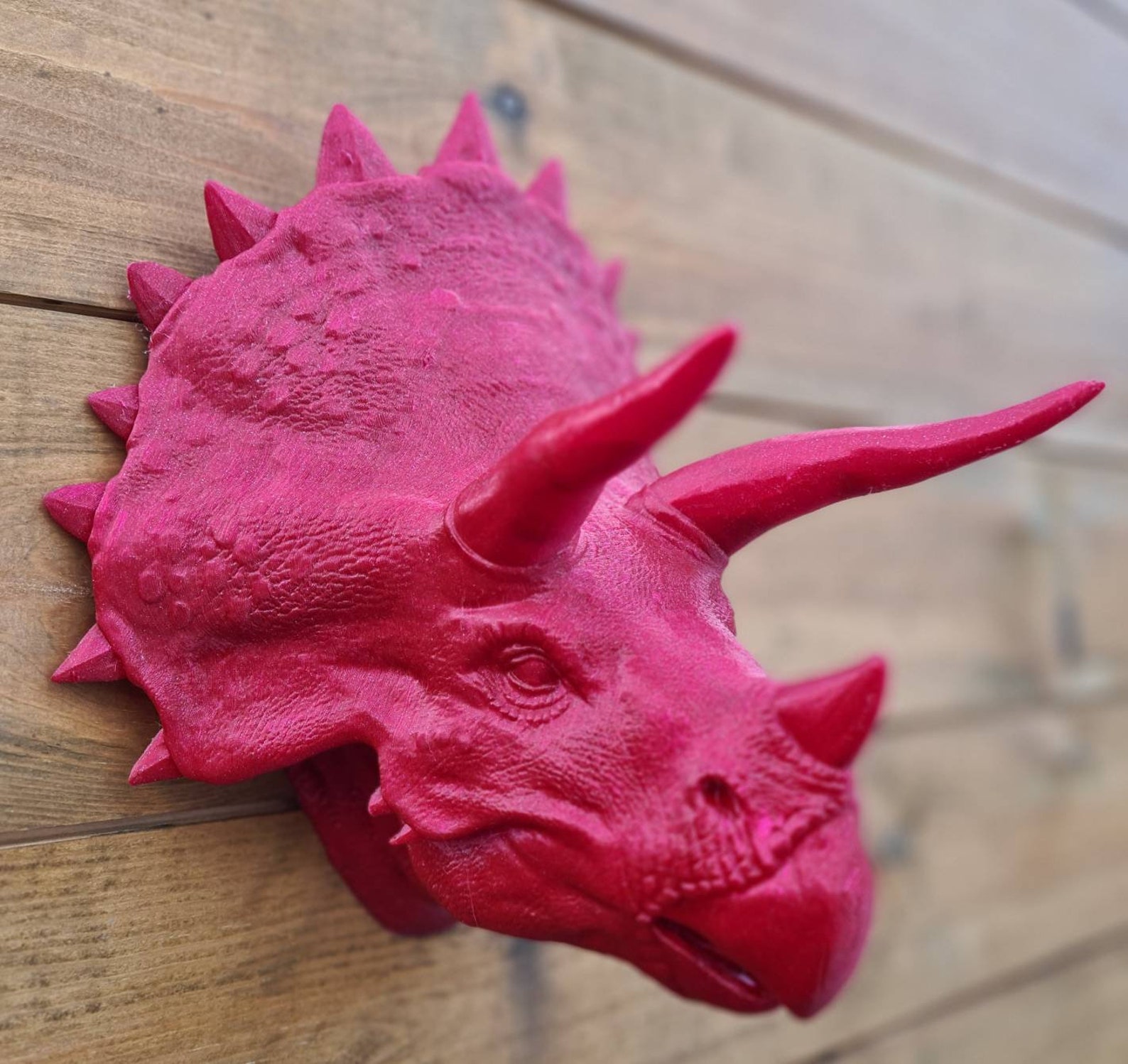 Triceratops Wall Art Dinosaur Wall Mount 3D Printed - Etsy