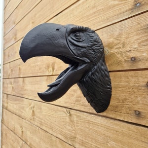 Brontornis Head Wall Art - Dinosaur - Wall Mount- 3D Printed - Multiple ...