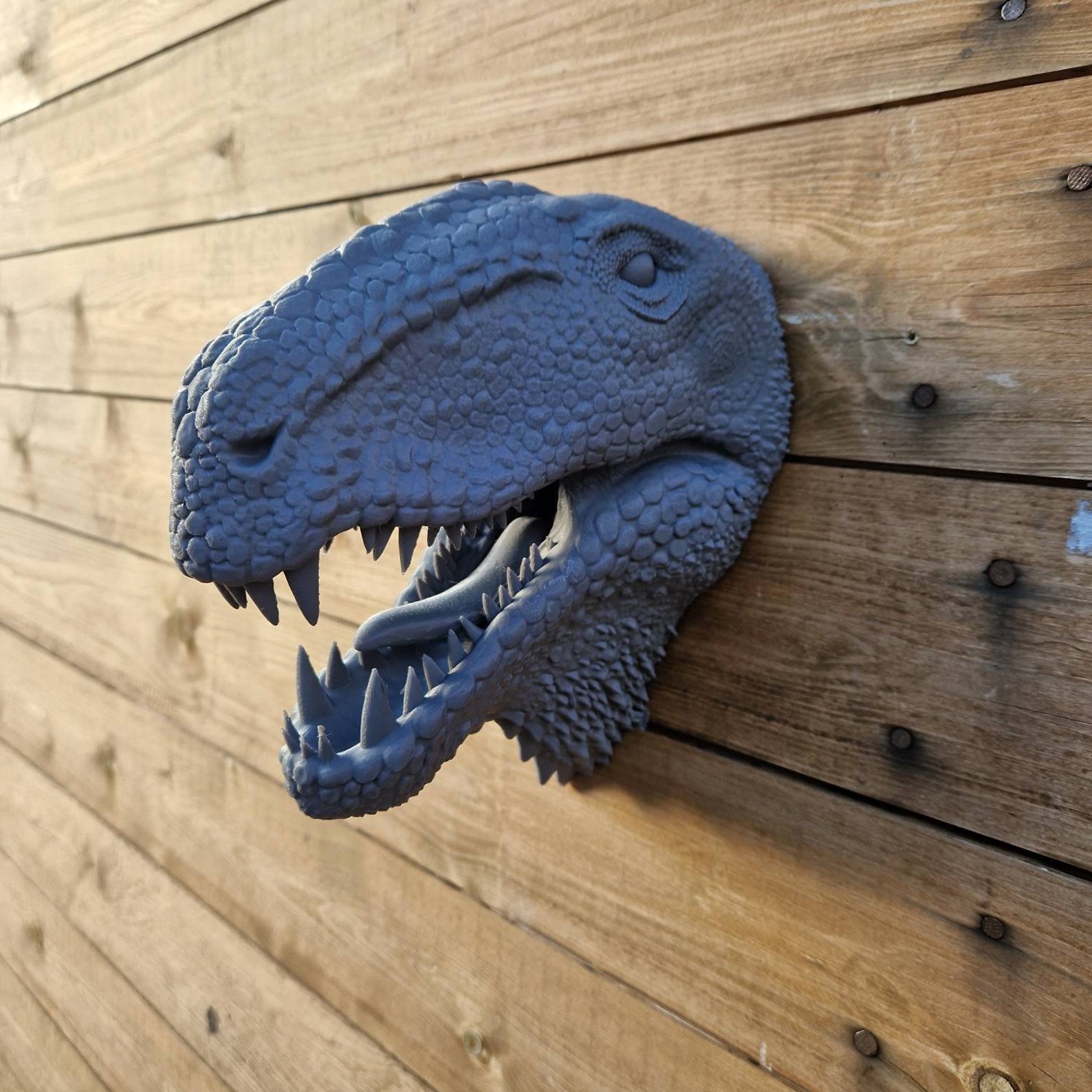 Wall Mount Dinosaur Head