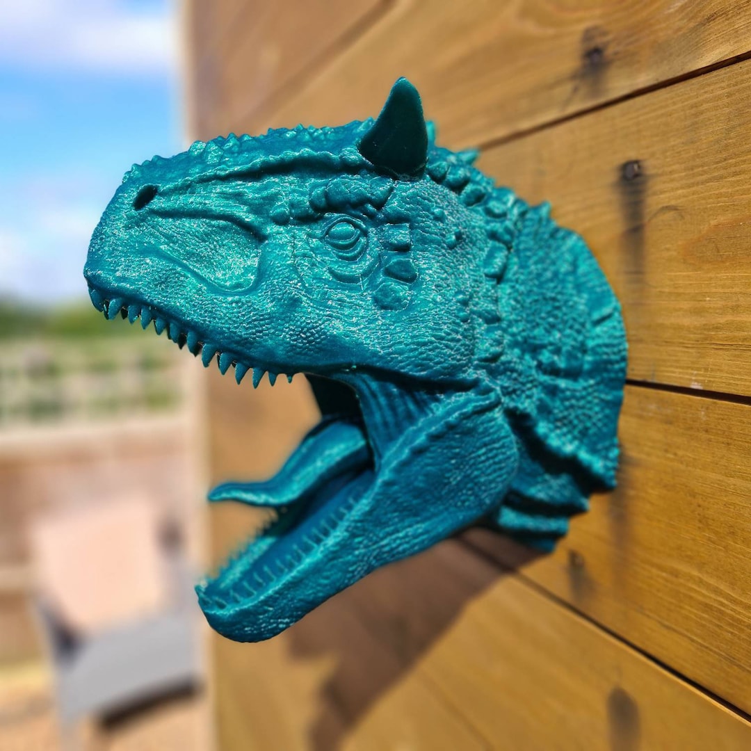 Carnotaurus Wall Art - Dinosaur - Wall Mount- 3D Printed - Multiple ...