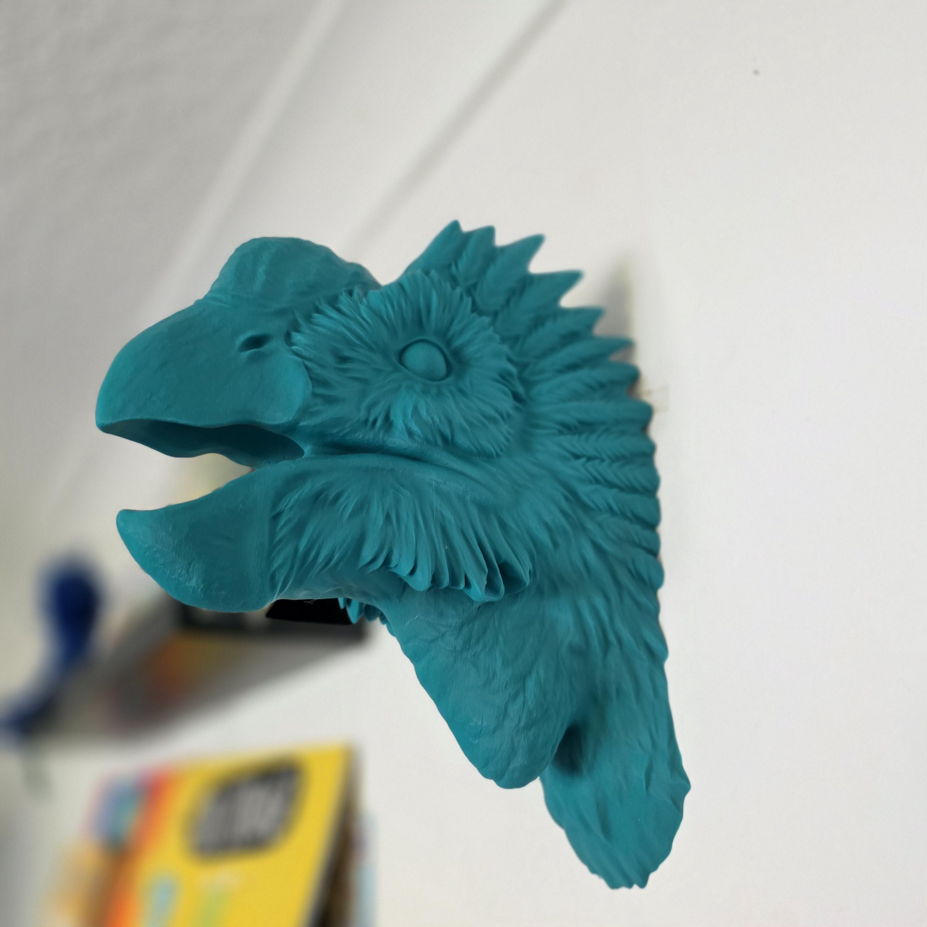 Gigantoraptor Wall Art - Dinosaur - Wall Mount- 3D Printed - Multiple ...