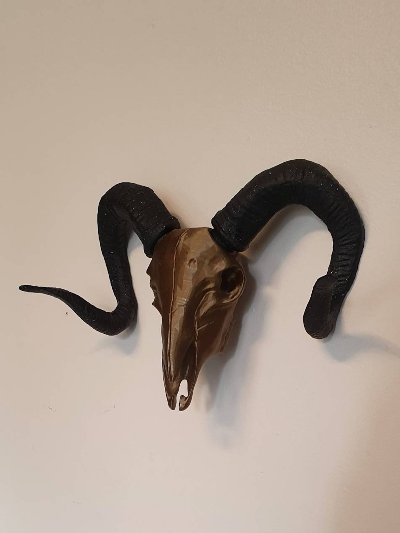 Ram Skull Wall Art 3D Printed Home Decor Wall Mount | Etsy