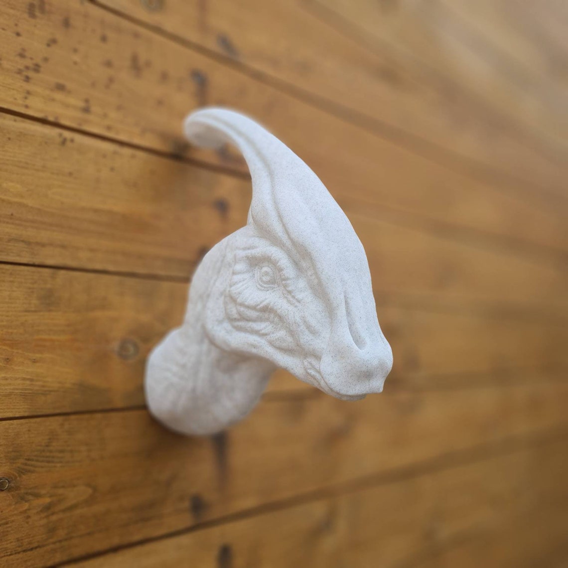 Parasaurolophus Head Wall Art Full Crest Version Dinosaur | Etsy