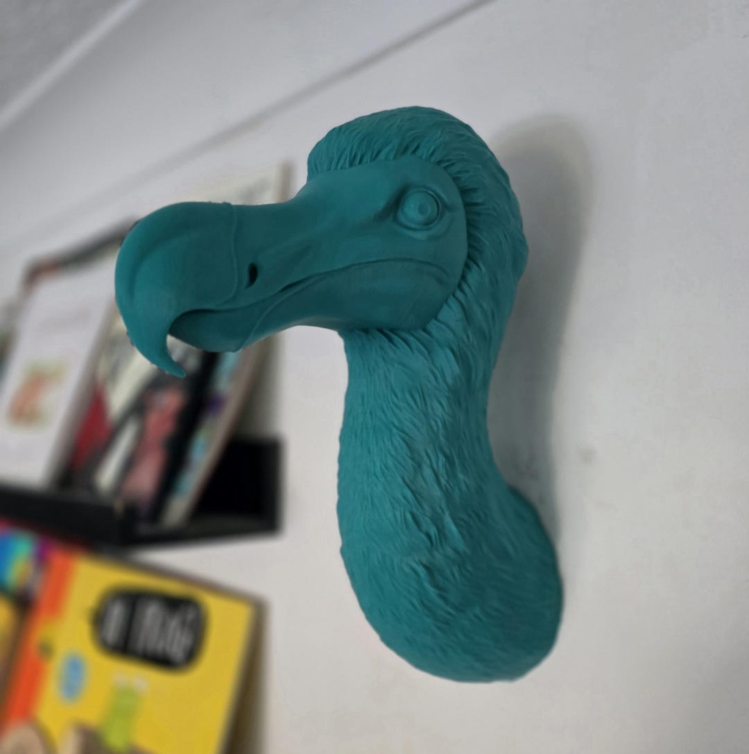 Dodo Wall Art - Dinosaur - Wall Mount- 3D Printed - Multiple Colours ...