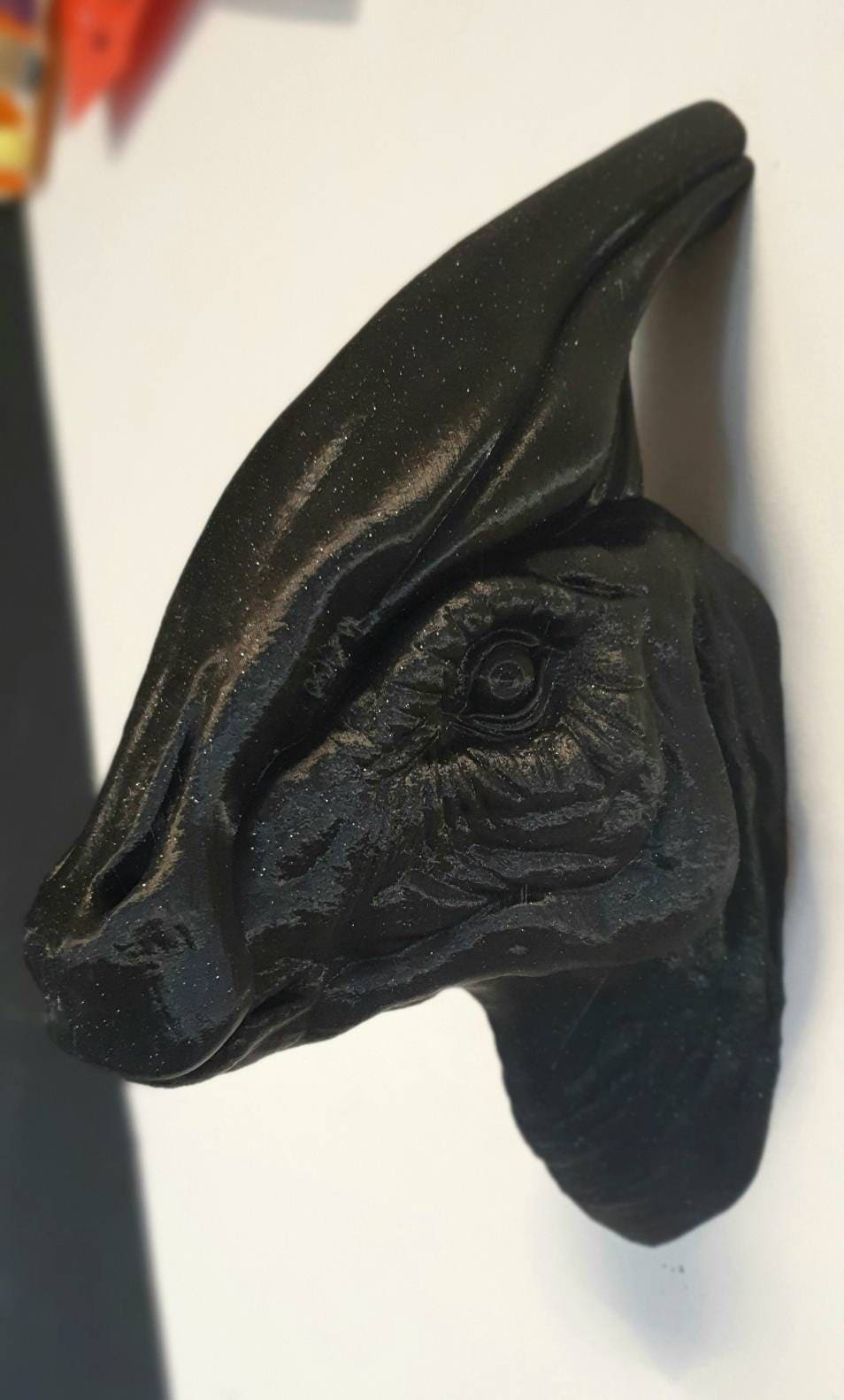 Parasaurolophus Head Wall Art Half crest version Dinosaur | Etsy