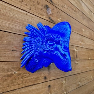 Anzu Head - Dinosaur Wall Art - 3D Printed - Home Decor - Wall Mount ...