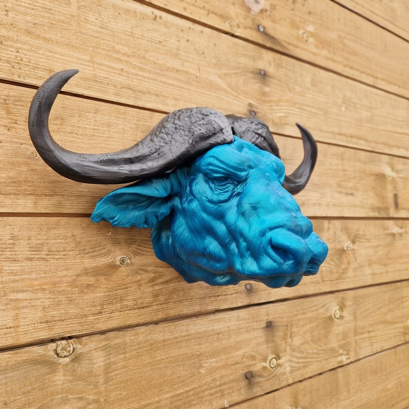 Buffalo Head Mount - Etsy