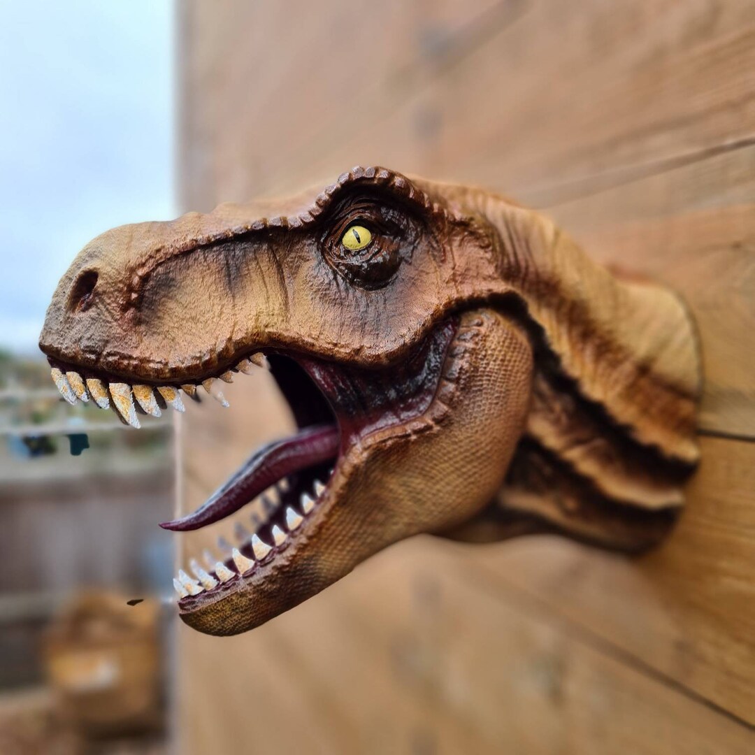 Tyrannosaurus Rex Art - T-rex - Painted and Airbrushed - Dinosaur ...