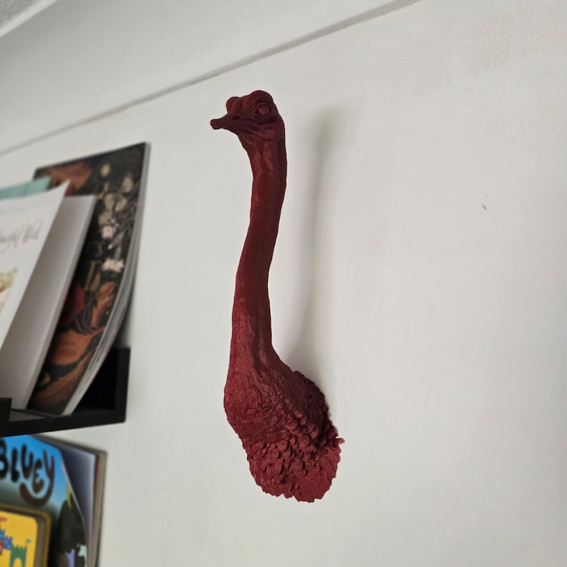 Ostrich Wall Mount – Animal Home Decor - 3D Printed - Etsy