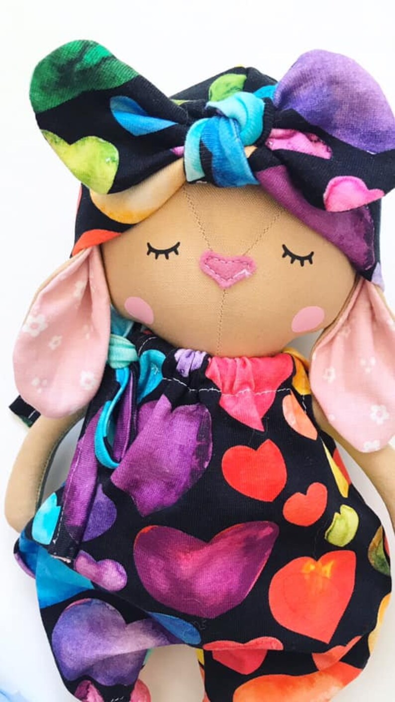 Bunny Doll Sewing Pattern Cloth Bunny PDF Download Pattern - Etsy