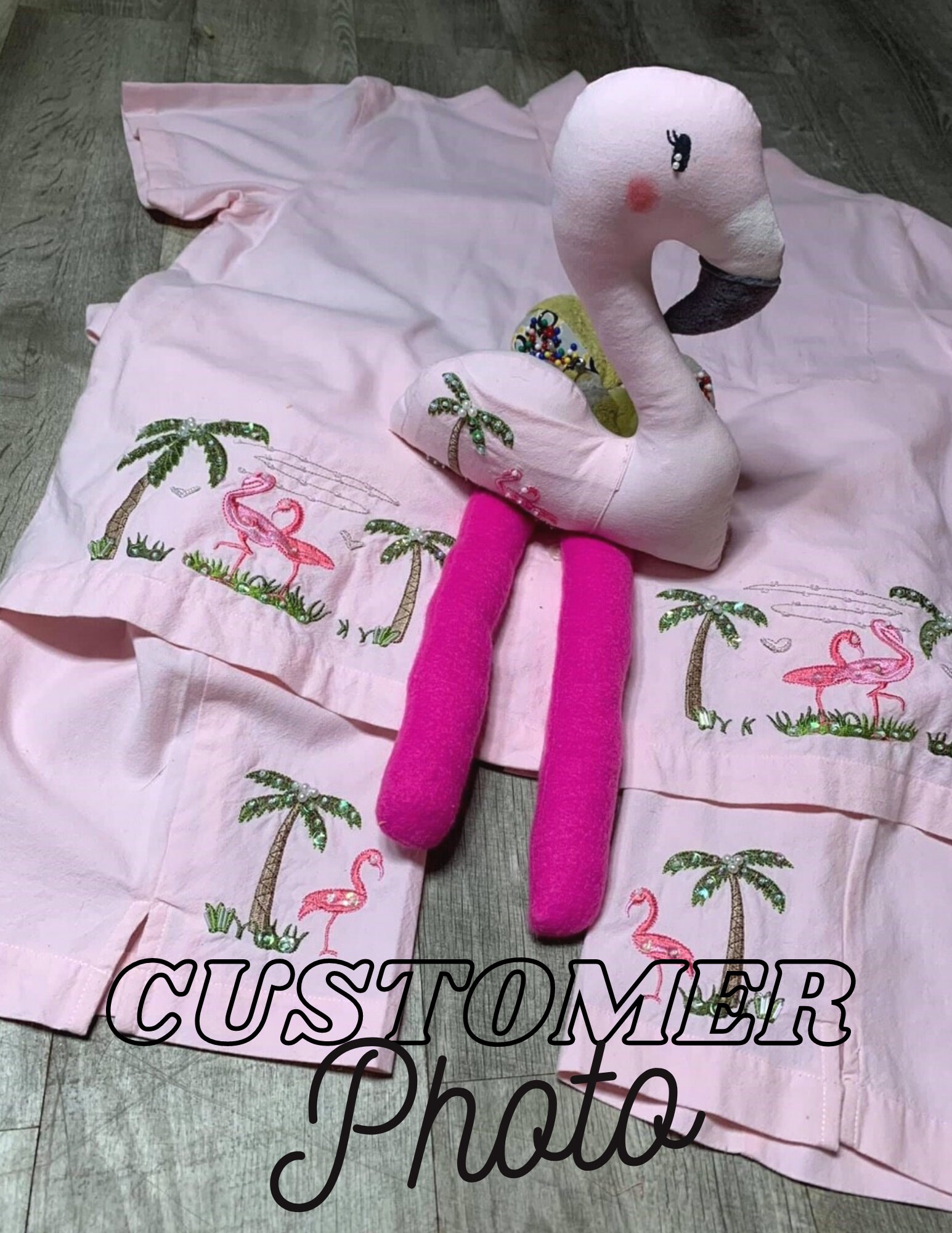 Flamingo Sewing Pattern Easy Sewing Flamingo Doll Fun | Etsy