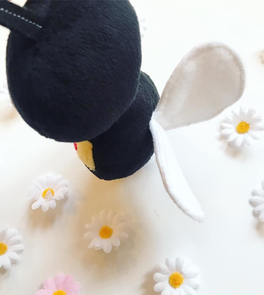 Plushie Bee Sewing Pattern Bumblebee PDF Download Pattern | Etsy