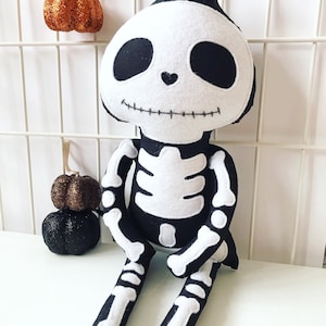 Skeleton Doll Sewing Pattern Skeleton PDF Download Halloween Doll ...