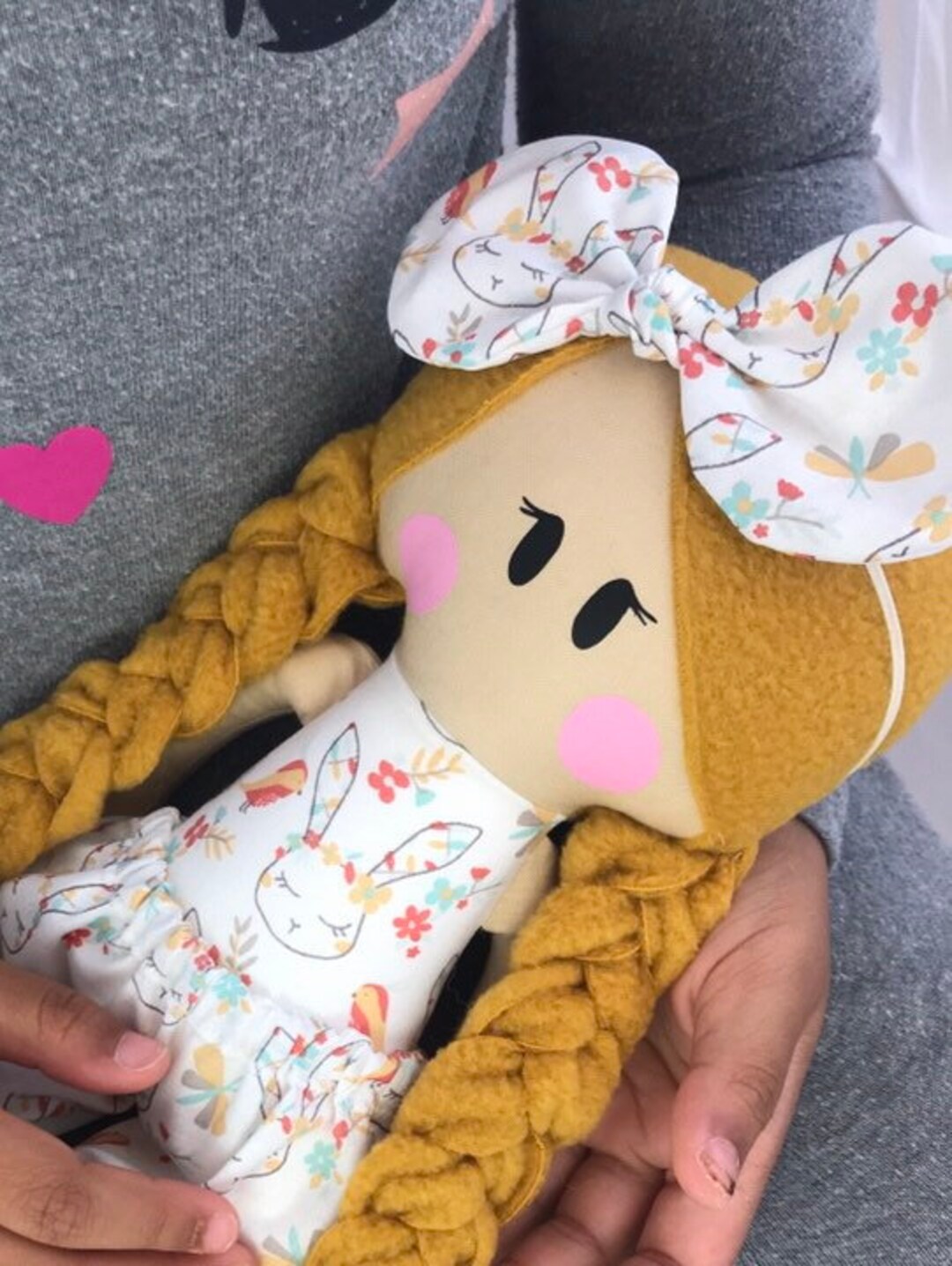 Soft Rag Doll Sewing Pattern Stuffed Doll Toy Softie PDF - Etsy