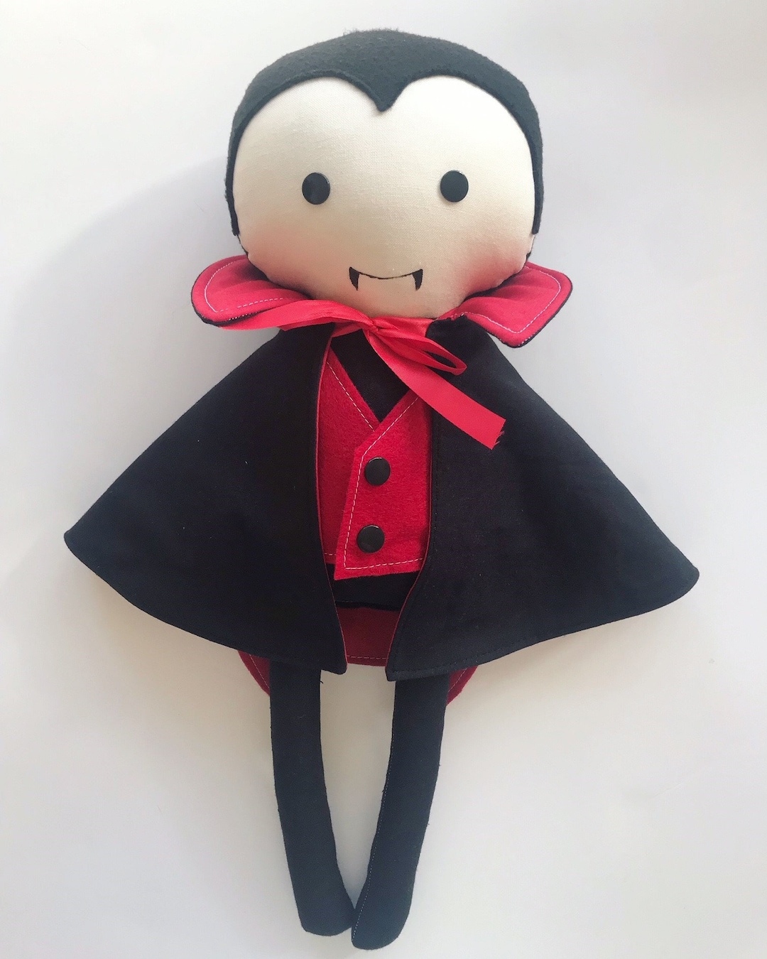 Dracula Sewing Pattern Dracula Doll Halloween Doll Halloween Sewing ...