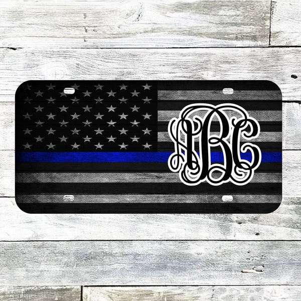 Police License Plate - Etsy