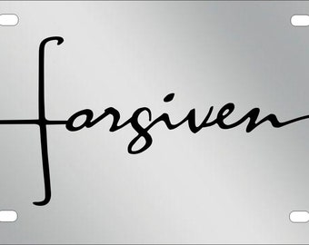 Faith License Plate | Etsy