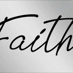 Faith, Christian ,mirrored Acrylic License Plate ,thick, High Quality ...