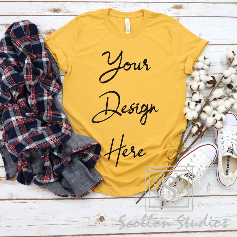 Yellow T Shirt With Logo - Etsy
