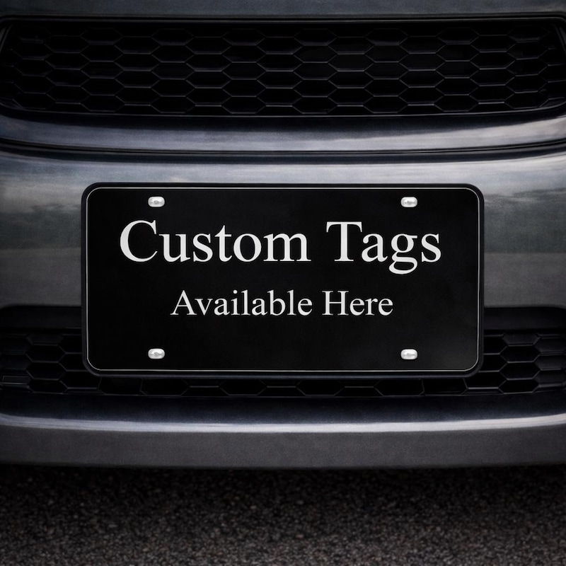 Decorative License Plates for Front of Car - Etsy