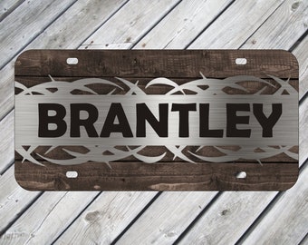 Custom License Plate Front Car Tag Aluminum or Plastic - Etsy