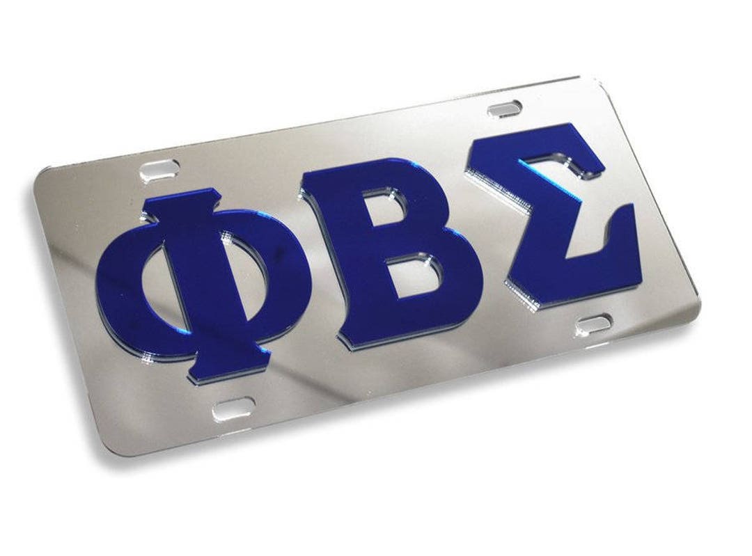 College Fraternities & Sororities Personalized Front License Plate ...