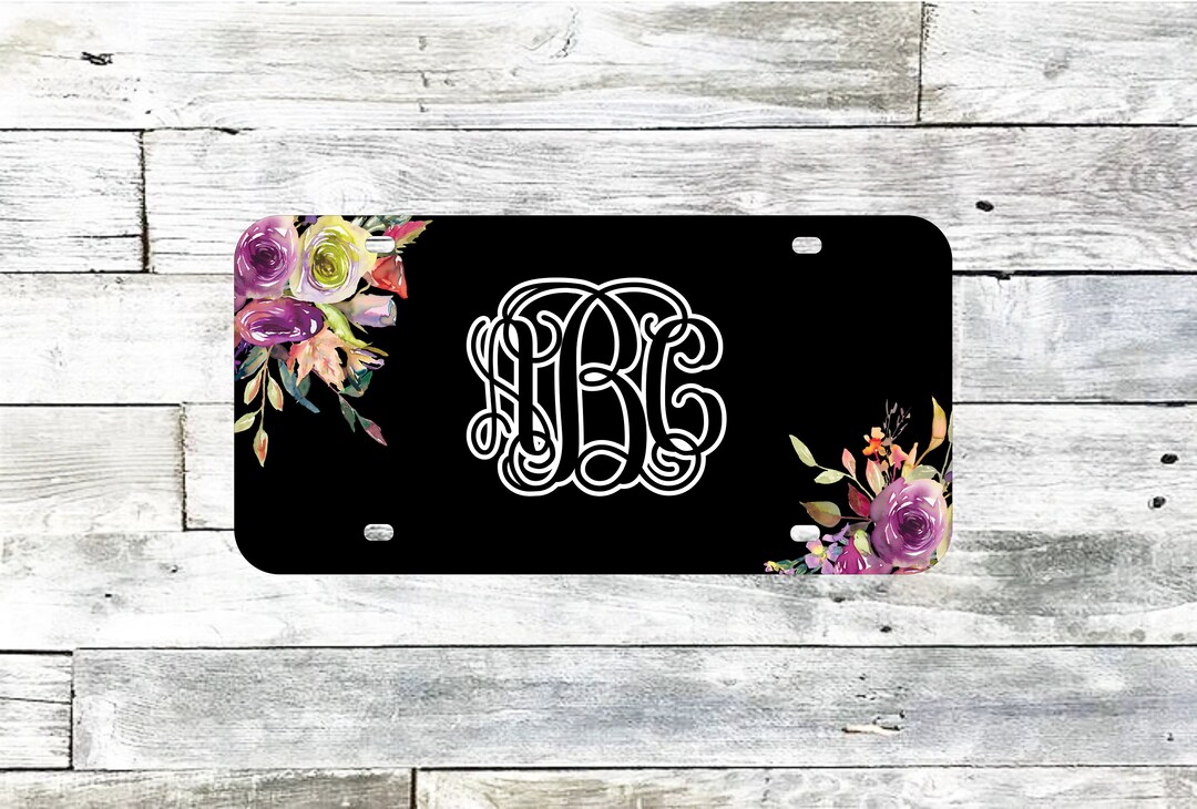 Boho Car Tag | Pretty Tag| License Plate | Car Tag | Personalized Tag ...