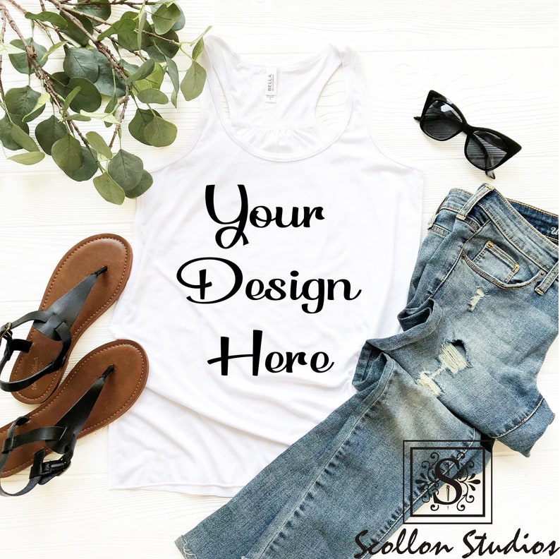 Custom Tank Top Custom Women's Racerback Tanks Design | Etsy