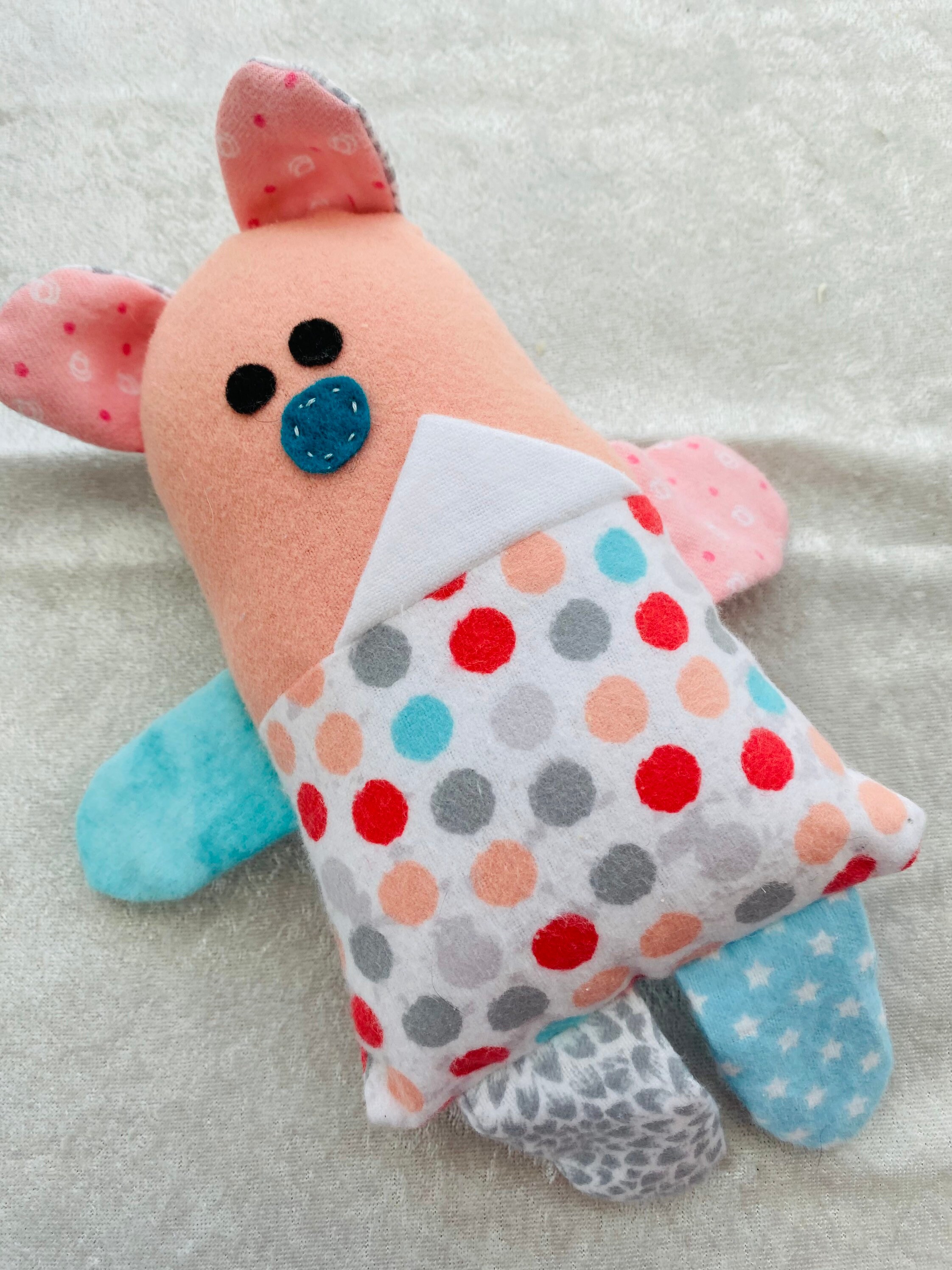 Buster the Bear, Plushie, Stuffed Animal, Flannel Baby Toy - Etsy