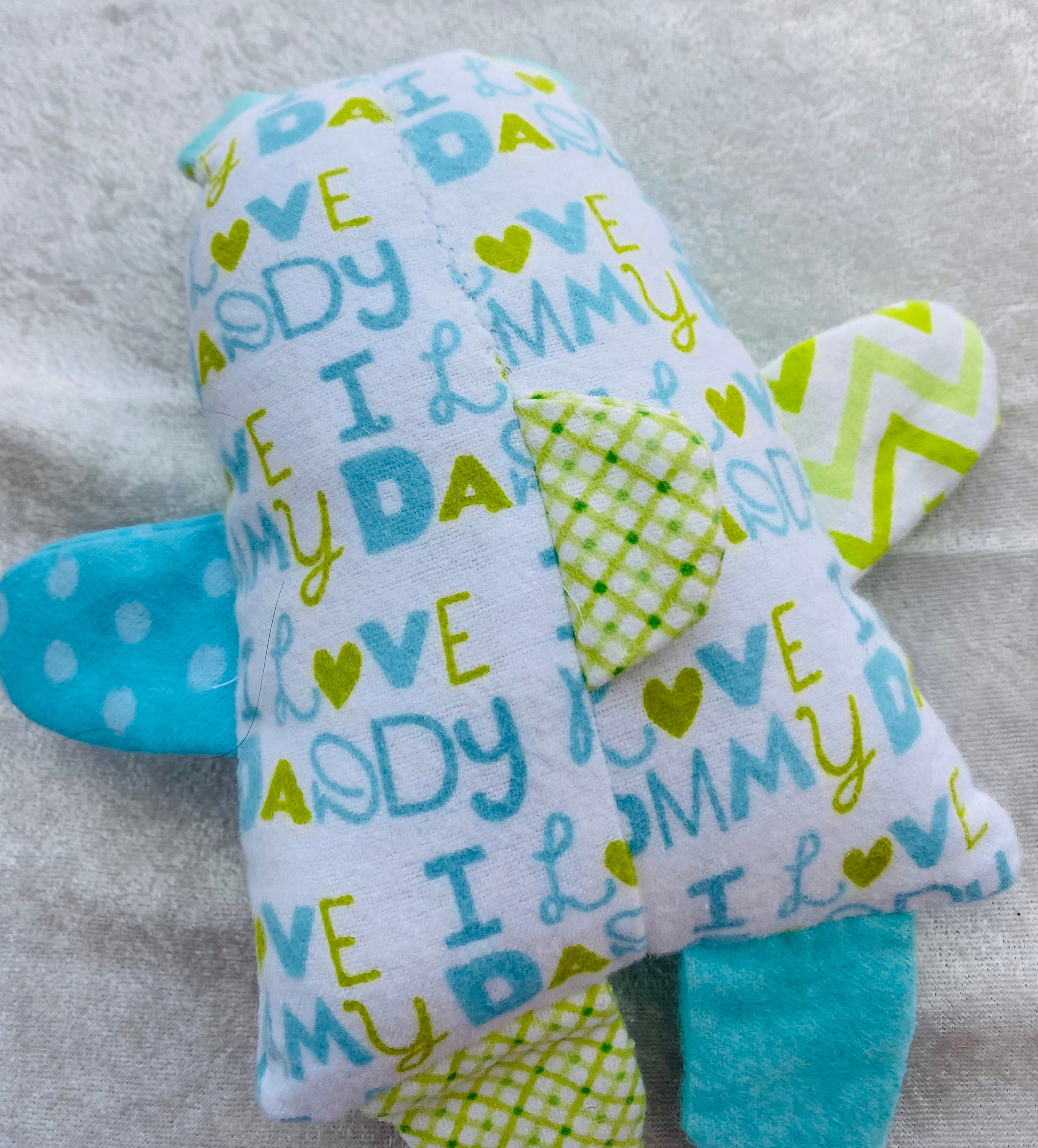 Buster the Bear, Plushie, Stuffed Animal, Flannel Baby Toy - Etsy