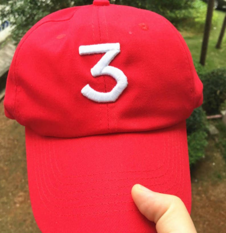 Chance the Rapper Red Hat - Etsy