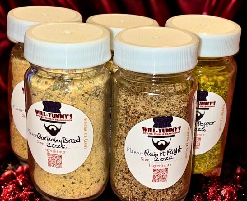Chef Will-yummy's Spices, Rubs & Seasonings - Etsy