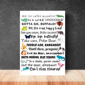 Poster, Digital Download, Animals, Classroom Poster, Teacher Resource ...