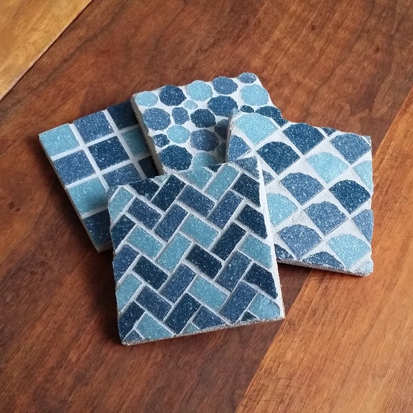 Mosaic Coaster - Etsy