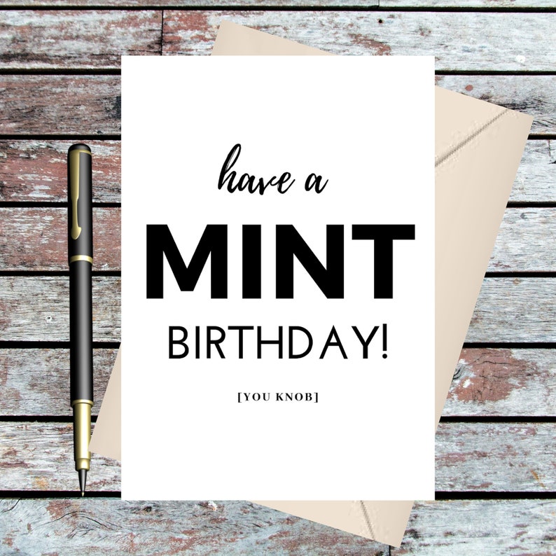 Happy Birthday Miserable Old Bastard - Etsy UK