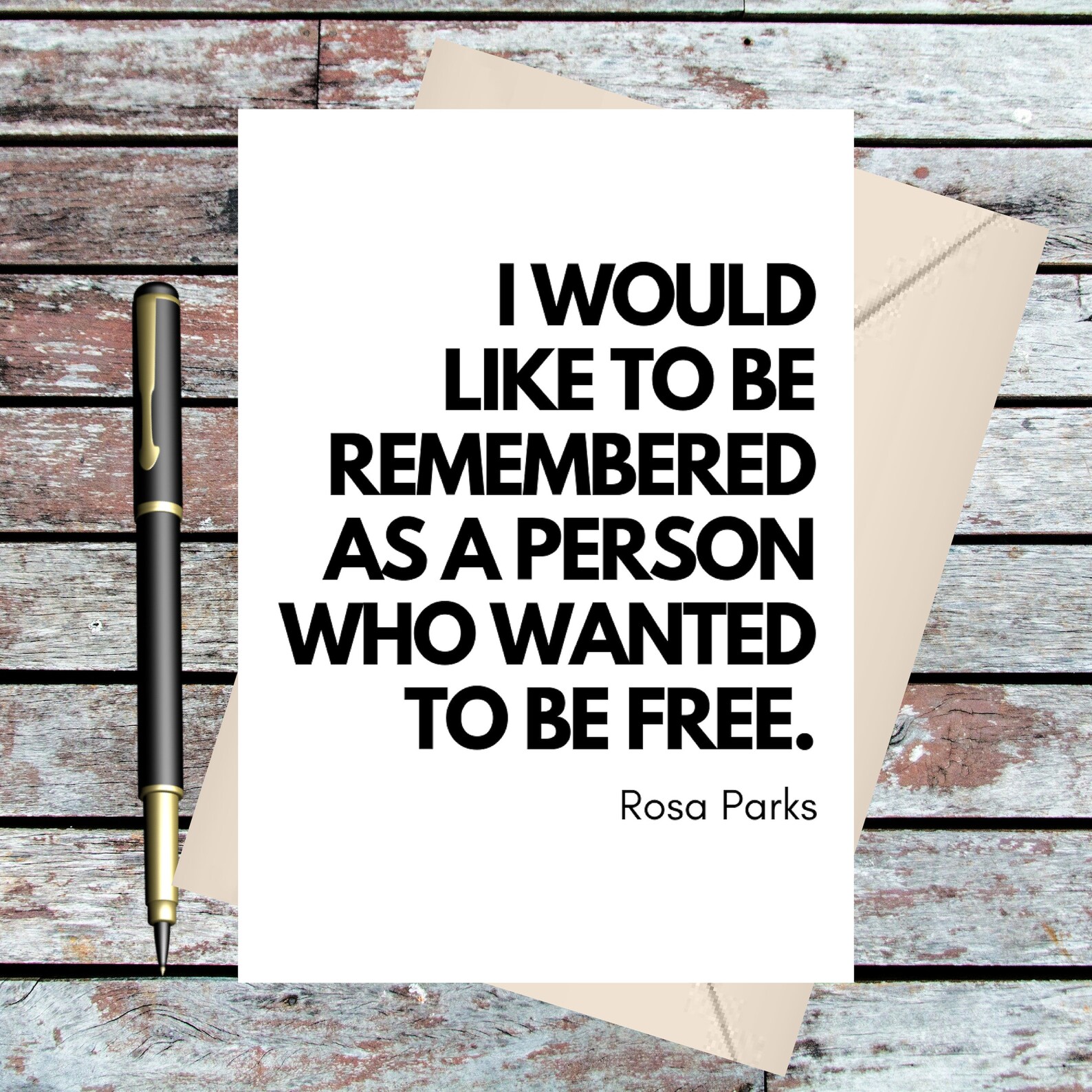 Rosa Parks Inspirational Civil Rights Quote Poster | Etsy